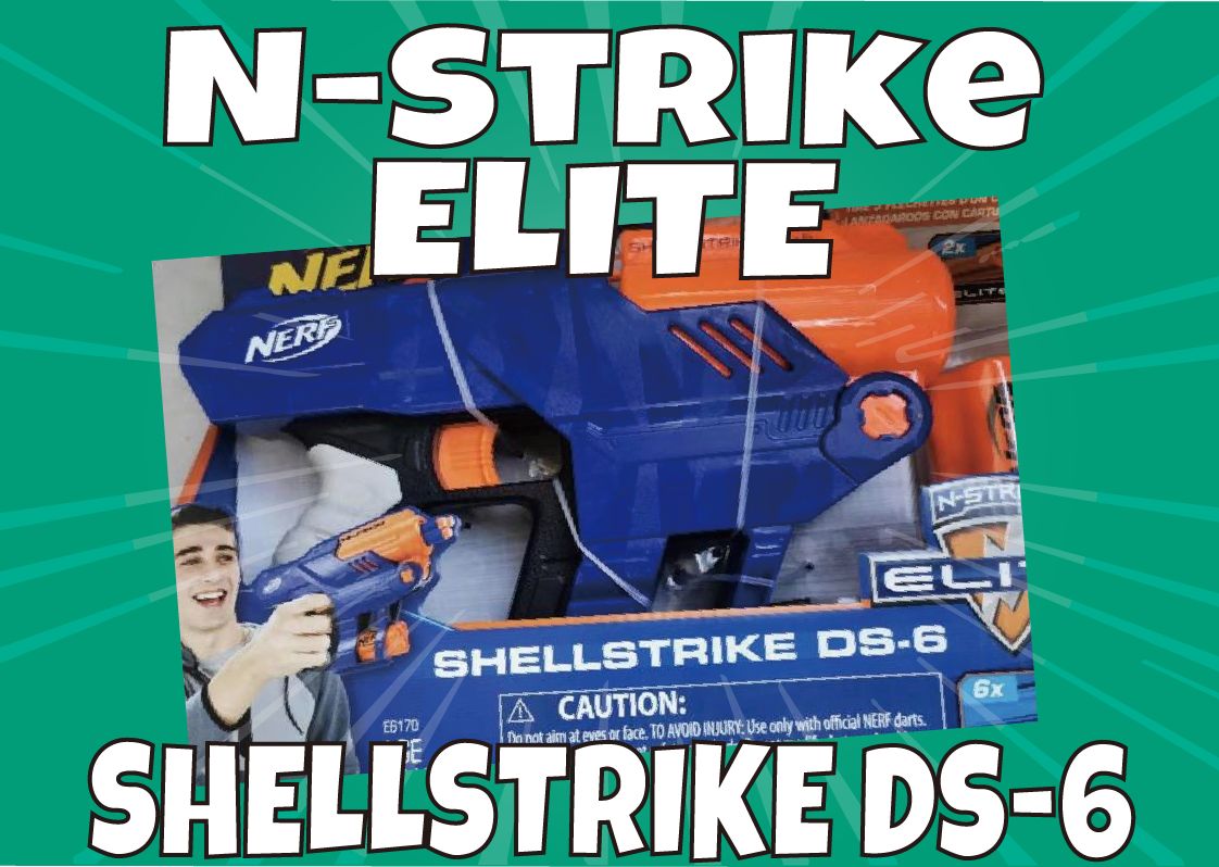 【新製品】散弾カートリッジ仕様のハンドガン・ナーフが登場！？ シェルストライクDS6 | ナーフマーケット
